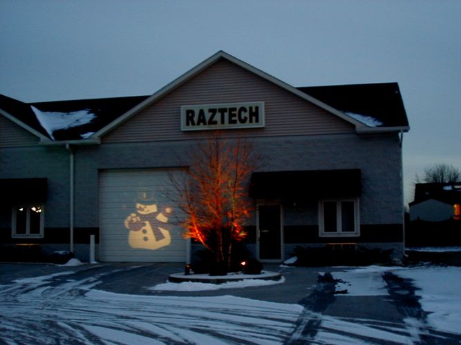 RazTech Lighting Outdoor and Indoor Holiday Projectors
